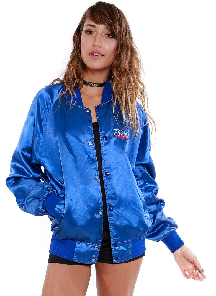 Prime Ticket Satin Bomber Jacket - Vintage – BeHoneyBee.com - New ...